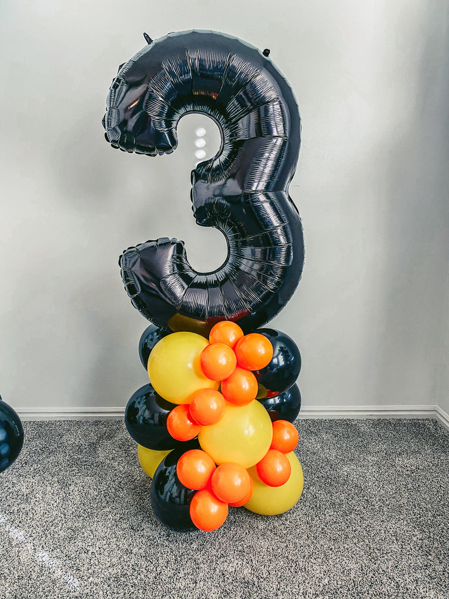 MINI NUMBER STACK bOp Cluster Balloon Bouquet – bOp Balloons
